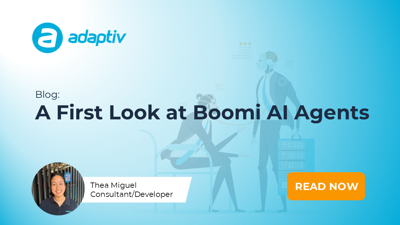 A First Look at Boomi AI Agents | Adaptiv